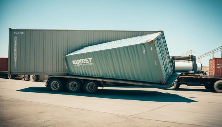 Moving Shipping Container Without Heavy Equipment